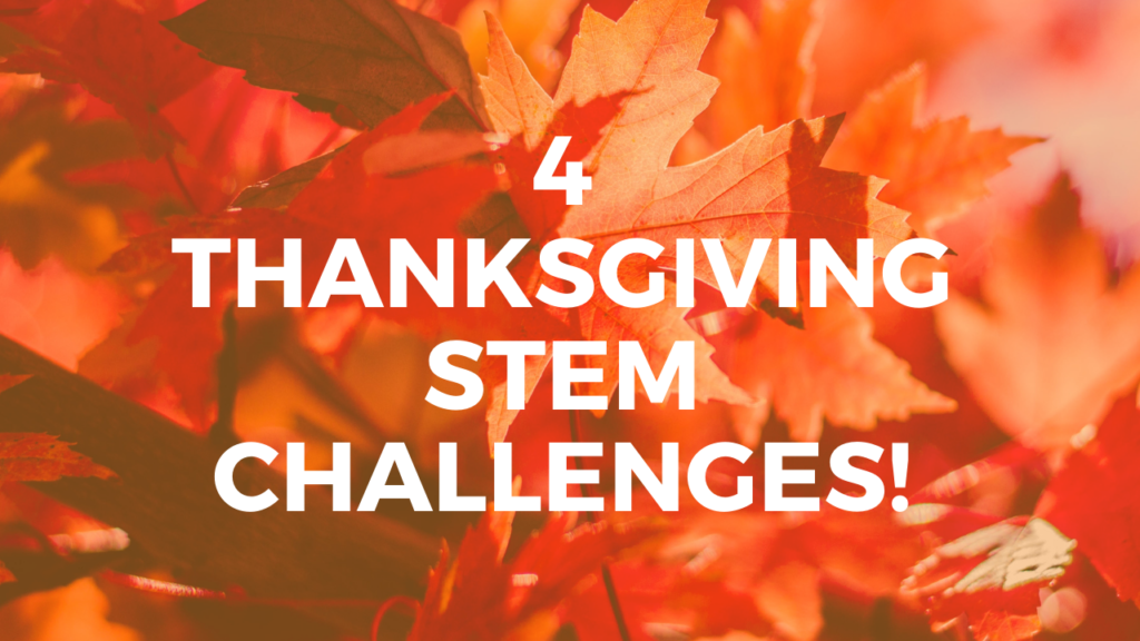 4 Ways to Incorporate STEM in November - Seeds for Teachers